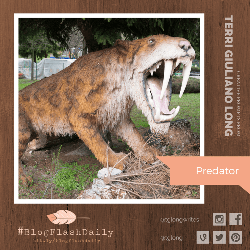 #BlogFlashDaily Writing Prompt: PREDATOR #BlogFlashDaily Writing Prompt: PREDATOR